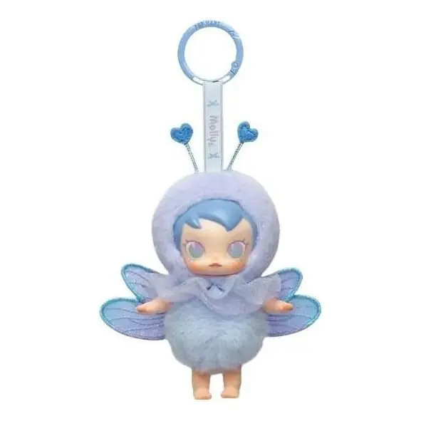 POP MART Baby Molly Buggy Roam Series Vinyl Plush Pendant 'let's Bubble' Limited Edition - Multi-color