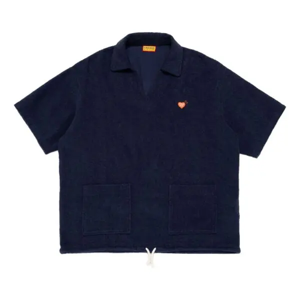 HUMAN MADE Pile Pullover Shirt - Navy