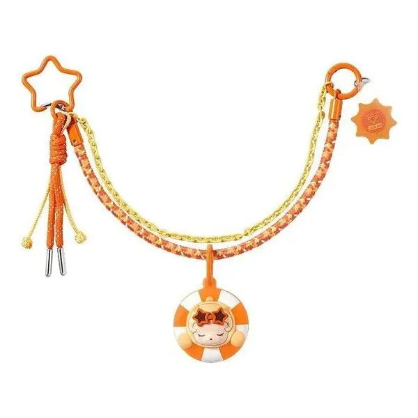 POP MART Pop Bean Island Vacation Series Lanyard 'skullpanda Ocean Breeze' Limited Edition - Multi-color