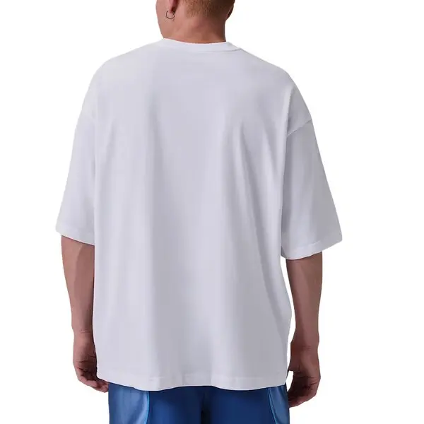 JORDAN Sport Dri-fit Graphic T-shirt 'white Blue Beyond - White/blue Beyond