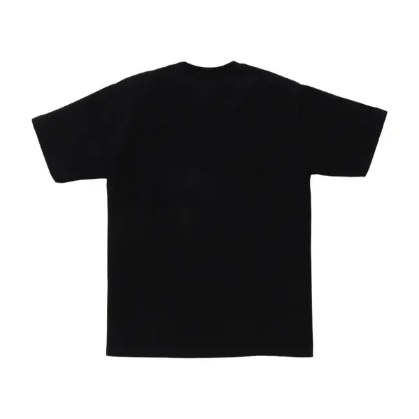 A BATHING APE Palm Tree Camo College T-shirt 'black Blue - Black/blue