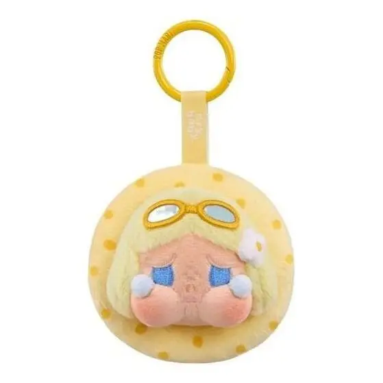 POP MART Pop Bean Island Vacation Series Mini Plush Pendant 'crybaby Sunbathing - Multi-color