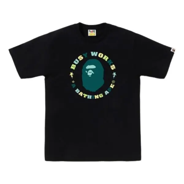 A BATHING APE Colors Busy Works Sta T-shirt - Black