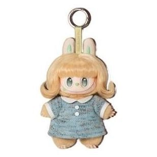 POP MART The Monsters Hair Salon Series Vinyl Plush Pendant 'blue Prelude - Multi-color