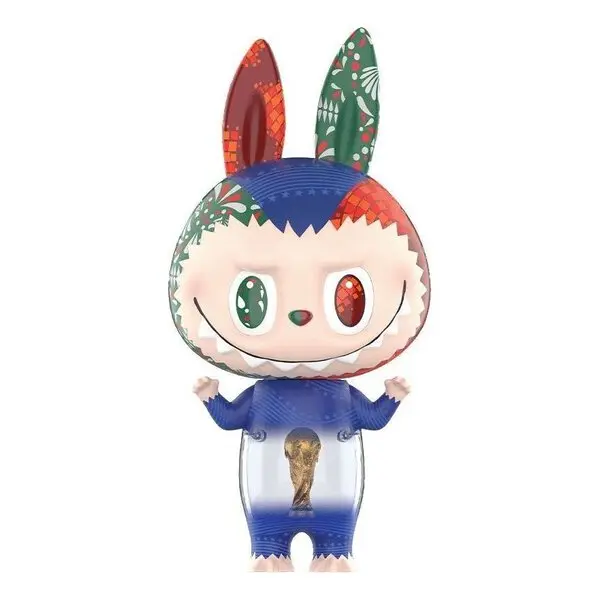 POP MART Labubu Mega 400% Fifa World Cup Figure - Multi-color