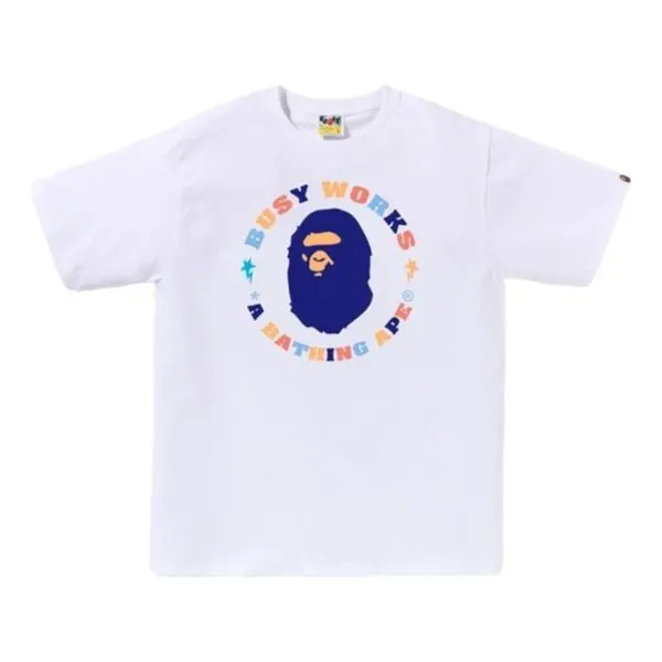 A BATHING APE Colors Busy Works Sta T-shirt - White