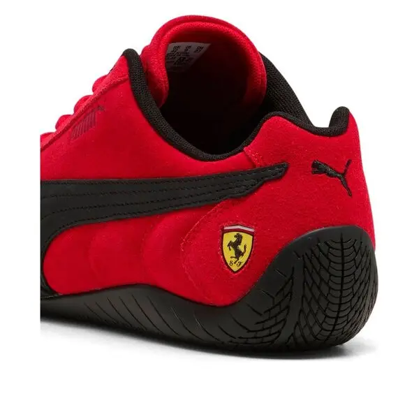 PUMA Scuderia Ferrari Speedcat Rosso Corsa Black Sneakers - Red/black