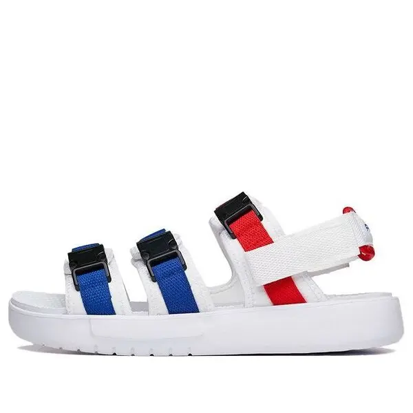 ANTA Life Series Buckle Sandals - White/blue/red