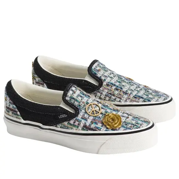 VANS Premium Classic Slip-on 'black White - Black/white