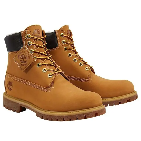 Timberland Premium 6-inch Waterproof Warm-lined Lace-up Boots - Wheat