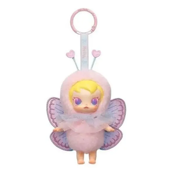 POP MART Baby Molly Buggy Roam Series Vinyl Plush Pendant 'smug Bubble - Multi-color