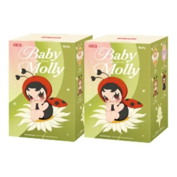 POP MART Baby Molly Buggy Roam Series Vinyl Plush Pendant - Multi-color