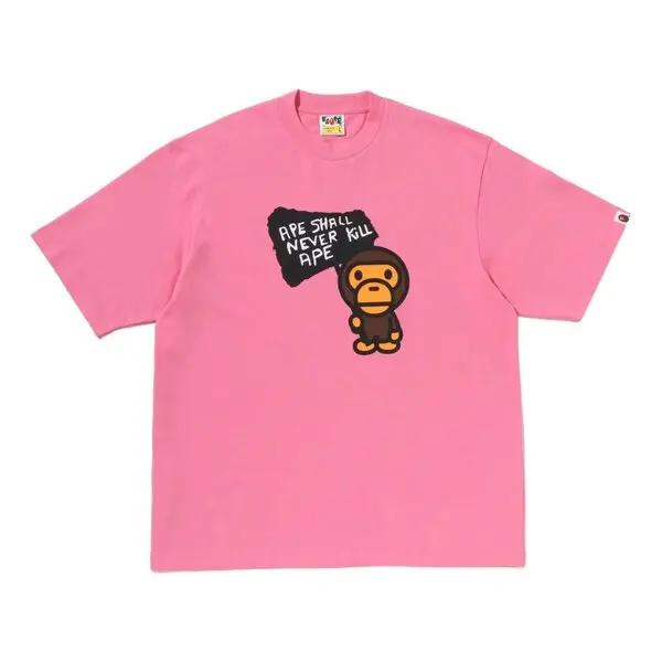 A BATHING APE Baby Milo Graphic Relaxed Fit T-shirt