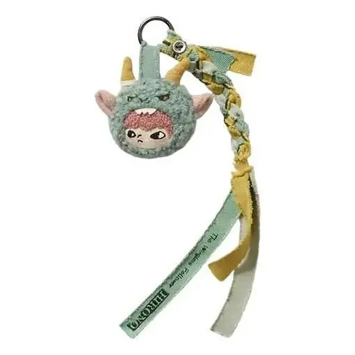 POP MART Hirono Mist-walker Series Felt Ornament The Wingless Follower - Multi-color