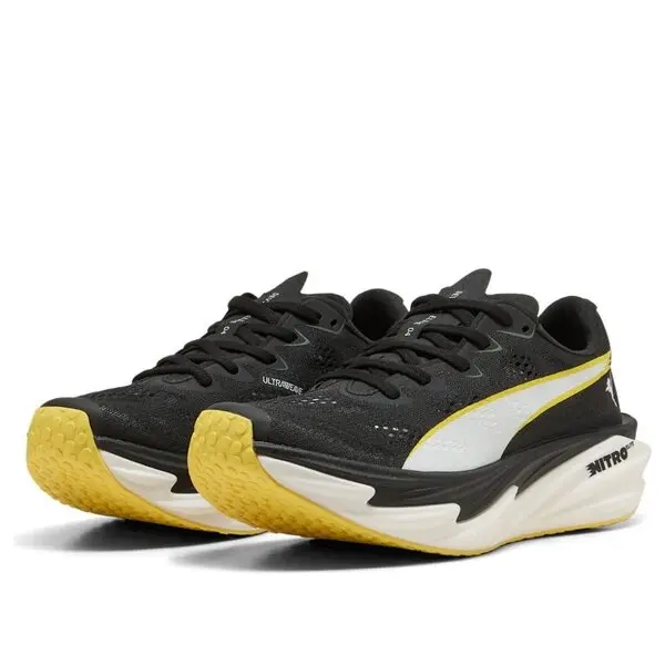 PUMA X Hyrox Deviate Nitro Elite 4 Athletic Sneakers - Black/vibrant/yellow