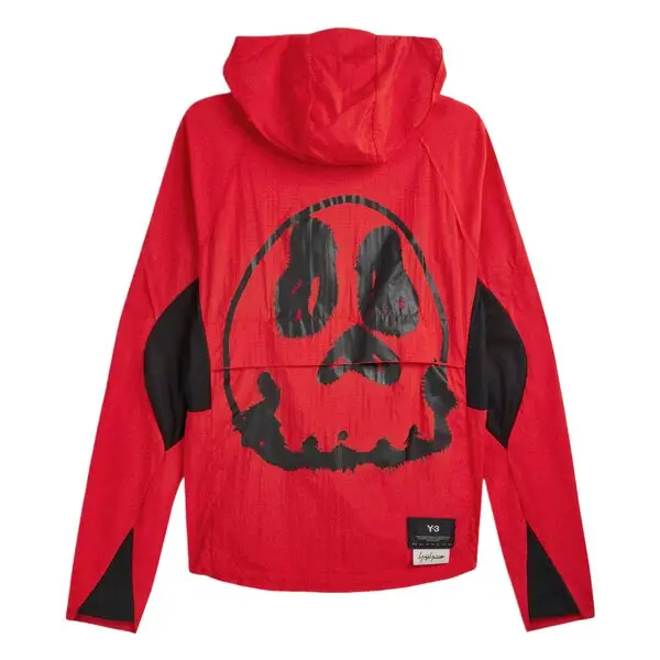 Adidas Y-3 Chito Graphic Running Jacket - Scarlet