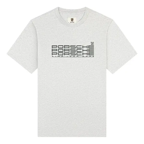 Aimé Leon Dore X Porsche Racing T-shirt - Silver Mix