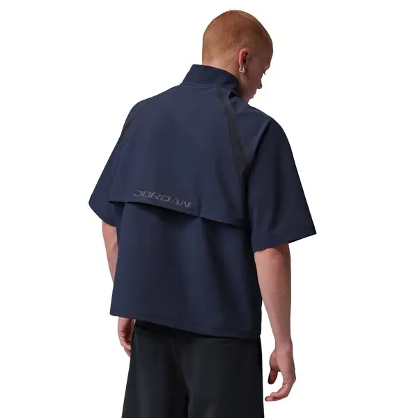 JORDAN Dri-fit Golf Wind Shirt 'obsidian Black - Obsidian/black
