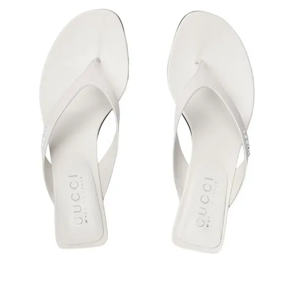 Gucci Vittoria Thong Heeled Sandals