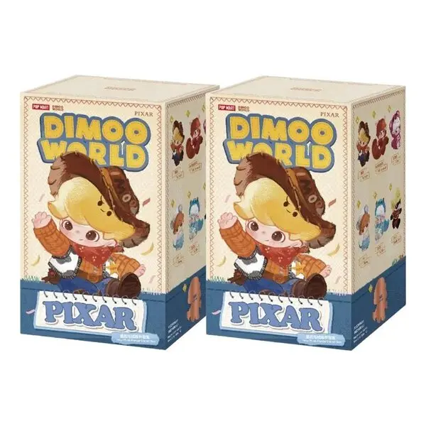 POP MART Dimoo World X Pixar Series Vinyl Plush Pendant Sealed Case - Multi-color