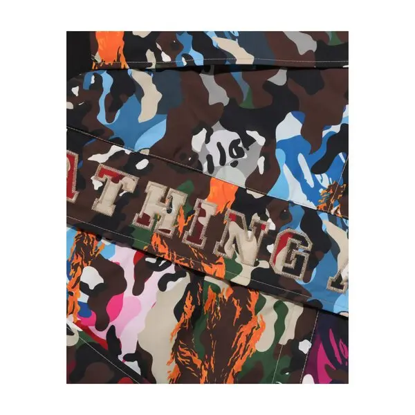 A BATHING APE Hybrid Camouflage Snowboard Jacket - Multi-color