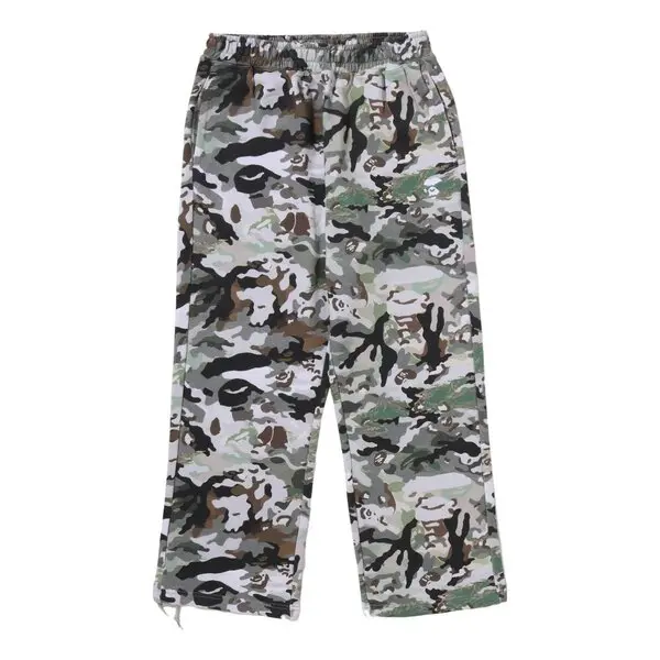 A BATHING APE Camouflage Relaxed Fit Sweatpants