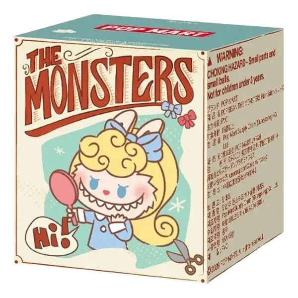 POP MART Pop Bean The Monsters Labubu Hair Salon Series Sealed Case