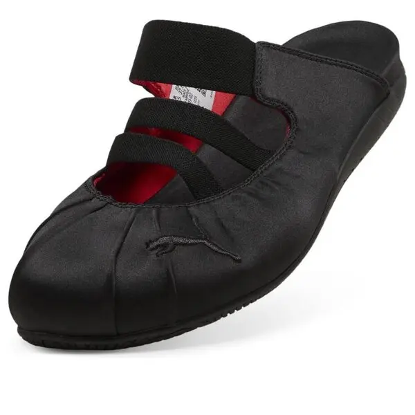 PUMA Speedcat Mule Satin 'black Red