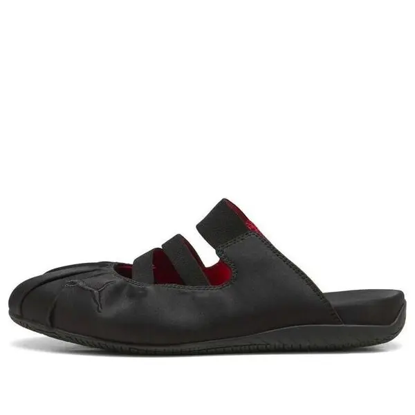 PUMA Speedcat Mule Satin Slip-on - Black/red