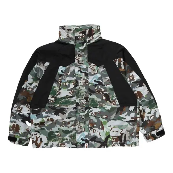 A BATHING APE Hybrid Camouflage Snowboard Jacket