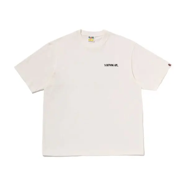 A BATHING APE Shark Seijin Logo T-shirt 'ivory