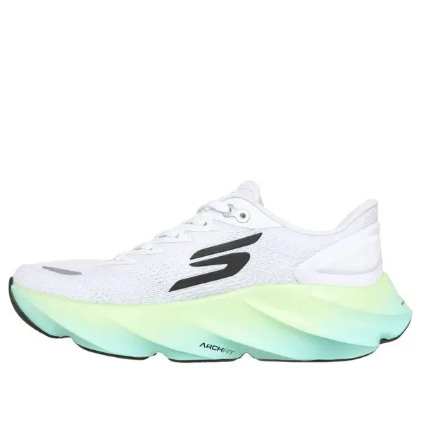 Sketchers Aero Burst Athletic Sneakers - White/lime