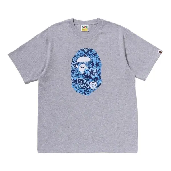 A BATHING APE Resort Ape Head Relaxed Fit T-shirt 'grey