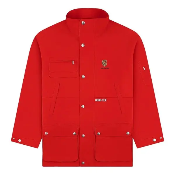 Aimé Leon Dore X Porsche Gore-tex Cabrio Jacket - Tango Red