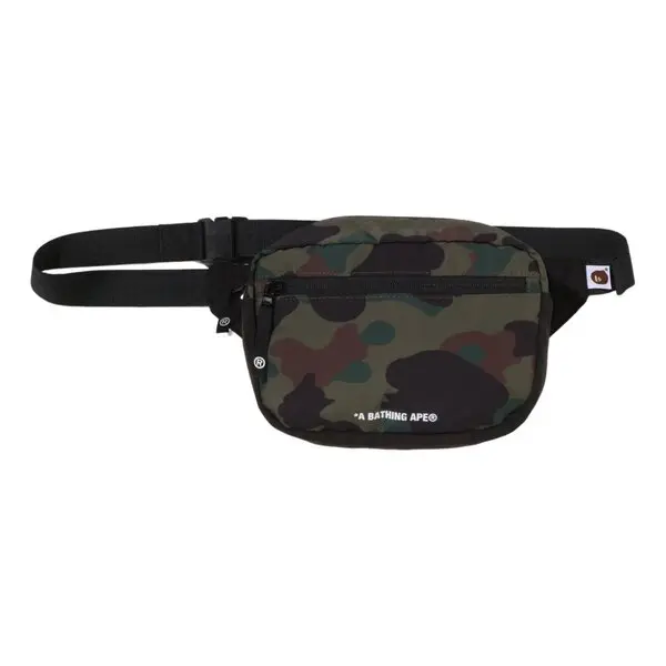 A BATHING APE 1st Camo Packable Waist Bag