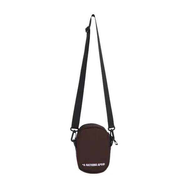 A BATHING APE Ape Head Camera Pouch - Brown