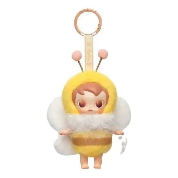 POP MART Baby Molly Buggy Roam Series Vinyl Plush Pendant 'pretty Bubble - Multi-color