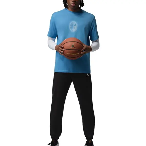 JORDAN Sport Dri-fit Graphic T-shirt 'blue Beyond White - Blue/beyond White