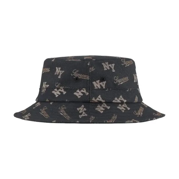 Supreme Monogram Crusher Hat - Black