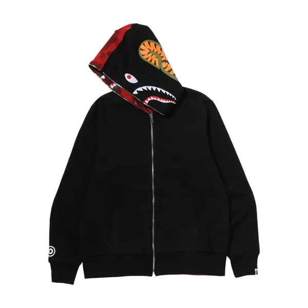 A BATHING APE Color Camo Reversible Shark Full Zip Hoodie
