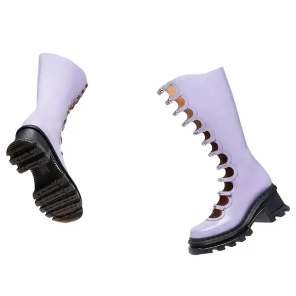 Dr. Martens X Marc Jacobs Knee-high Boots - Bright Lavender