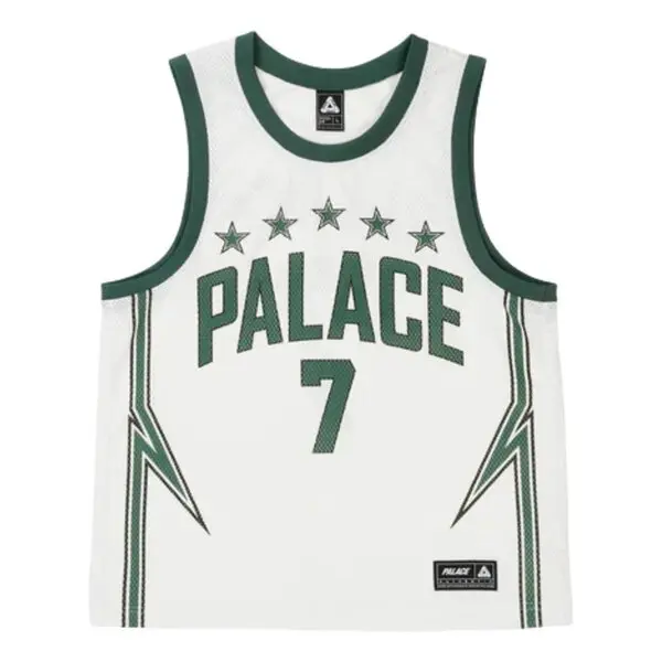 PALACE Lightning Basketball Jersey - White/green