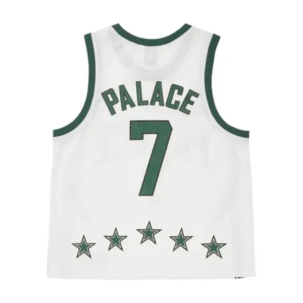 PALACE Lightning Basketball Jersey - White/green