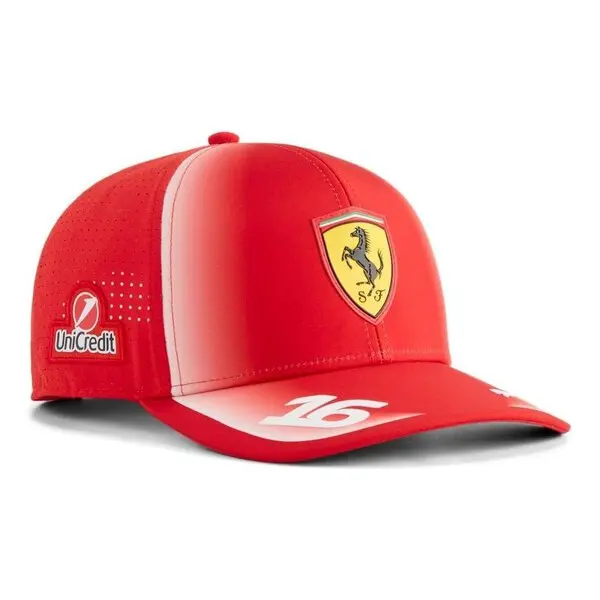 PUMA Scuderia Ferrari Replica Leclerc Adjustable Cap - Puma Red