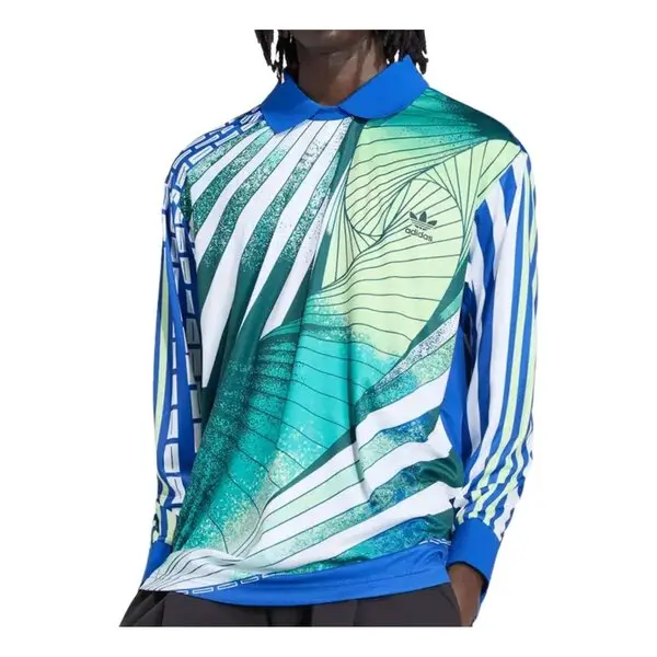 Adidas Archive Loose Goalkeeper Long Sleeve Shirt - Power Blue