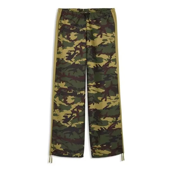 PUMA Relaxed Camouflage Print Pants - Chai Latte/aop