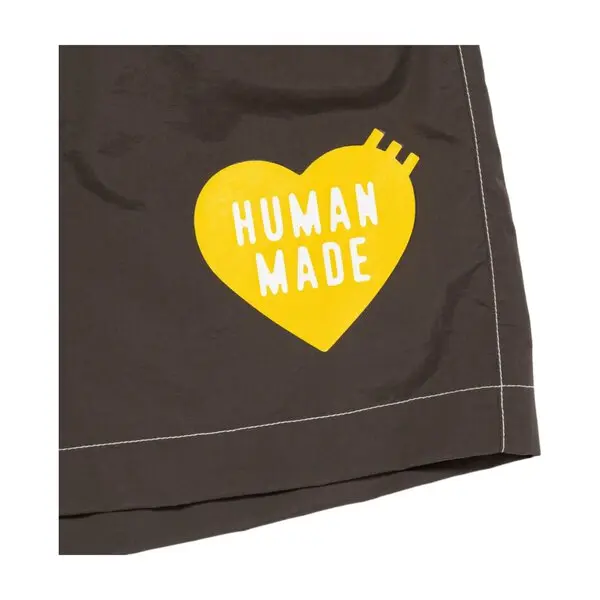 HUMAN MADE Swim Shorts With Heart Appliqu