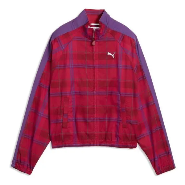 PUMA T7 Relaxed Tartan Jacket