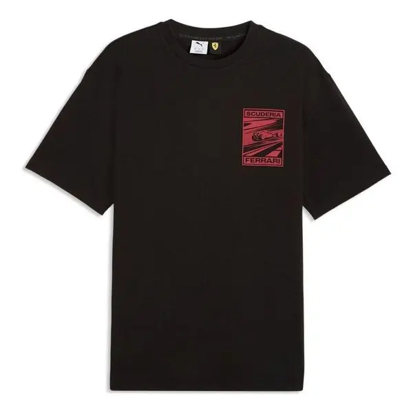 PUMA X Scuderia Ferrari Graphic T-shirt Black - Puma Black