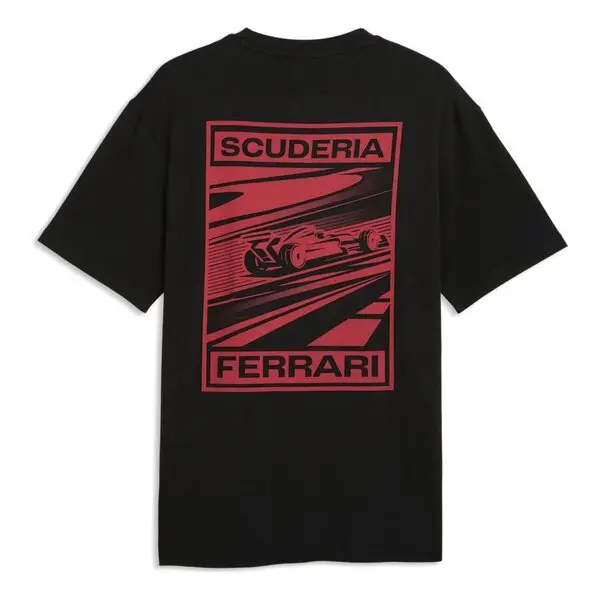 PUMA X Scuderia Ferrari Graphic T-shirt Black